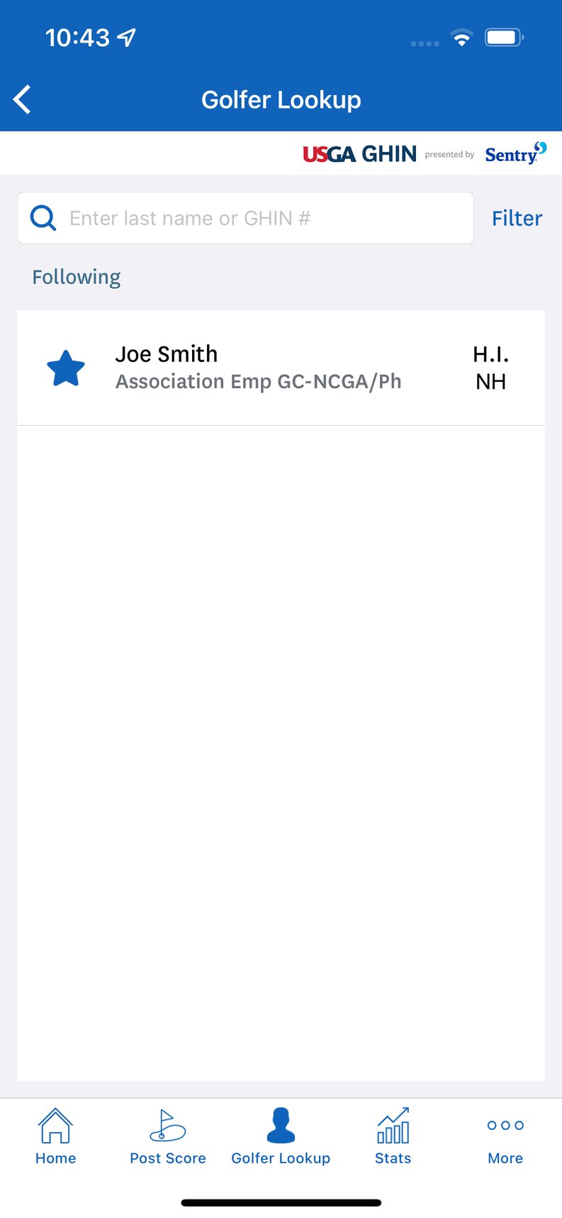 Will my ‘Saved Partners’ list be available on the USGA GHIN Mobile App?