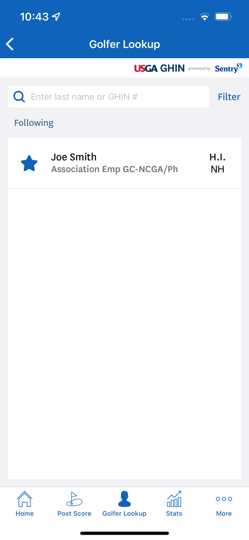 Will my ‘Saved Partners’ list be available on the USGA GHIN Mobile App?
