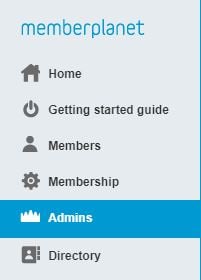Adding an Admin within memberplanet (NCGA Member Management Solution)